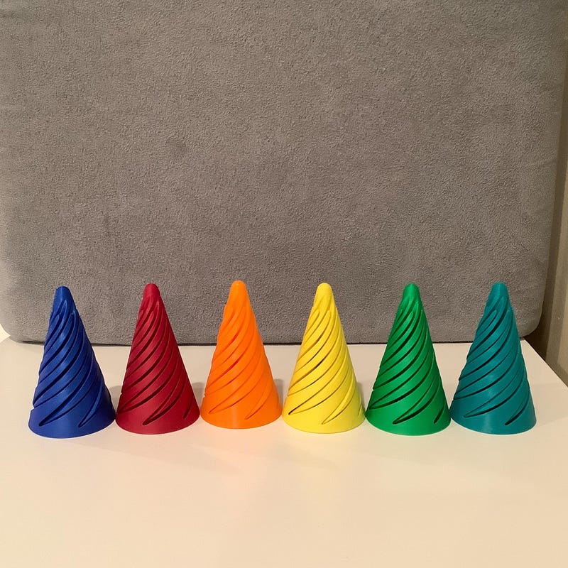 Spiral Cone Fidget Toy - Etsy