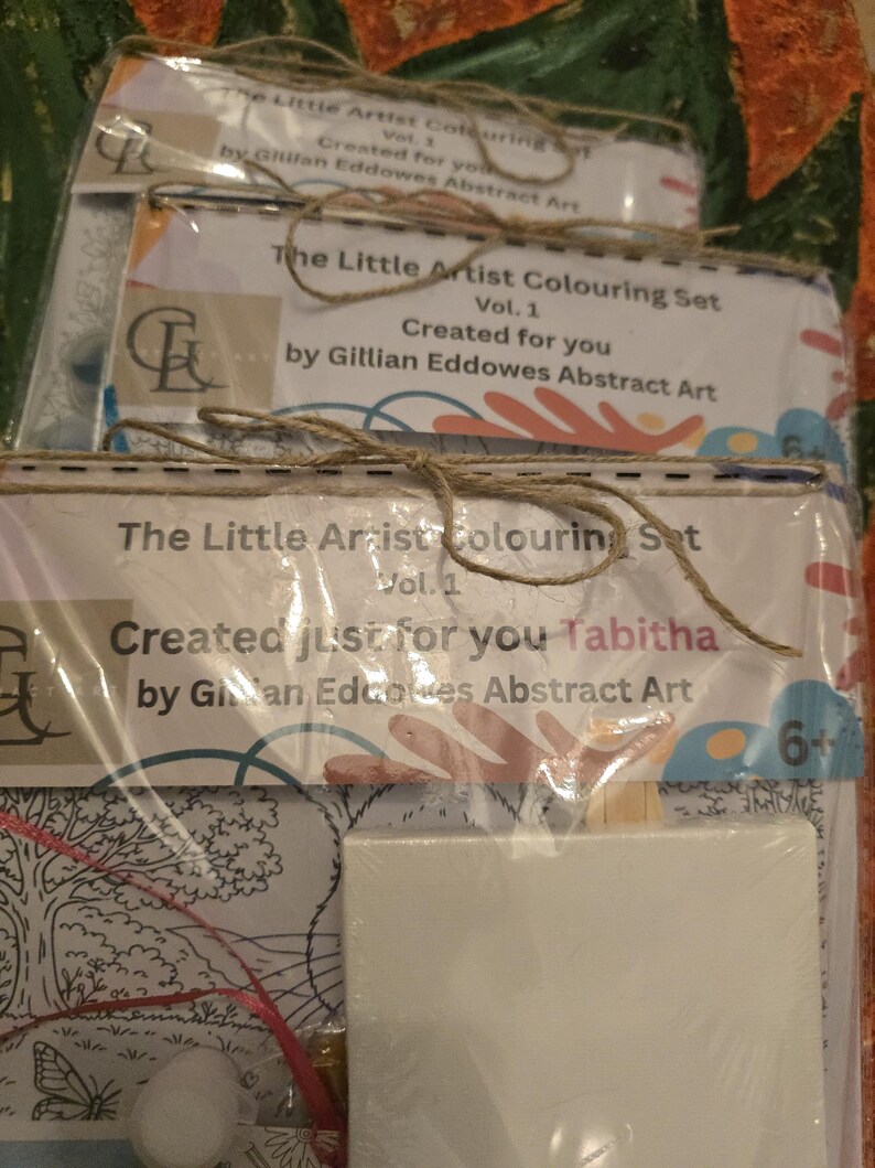 The Little Artist Colouring Set - Etsy