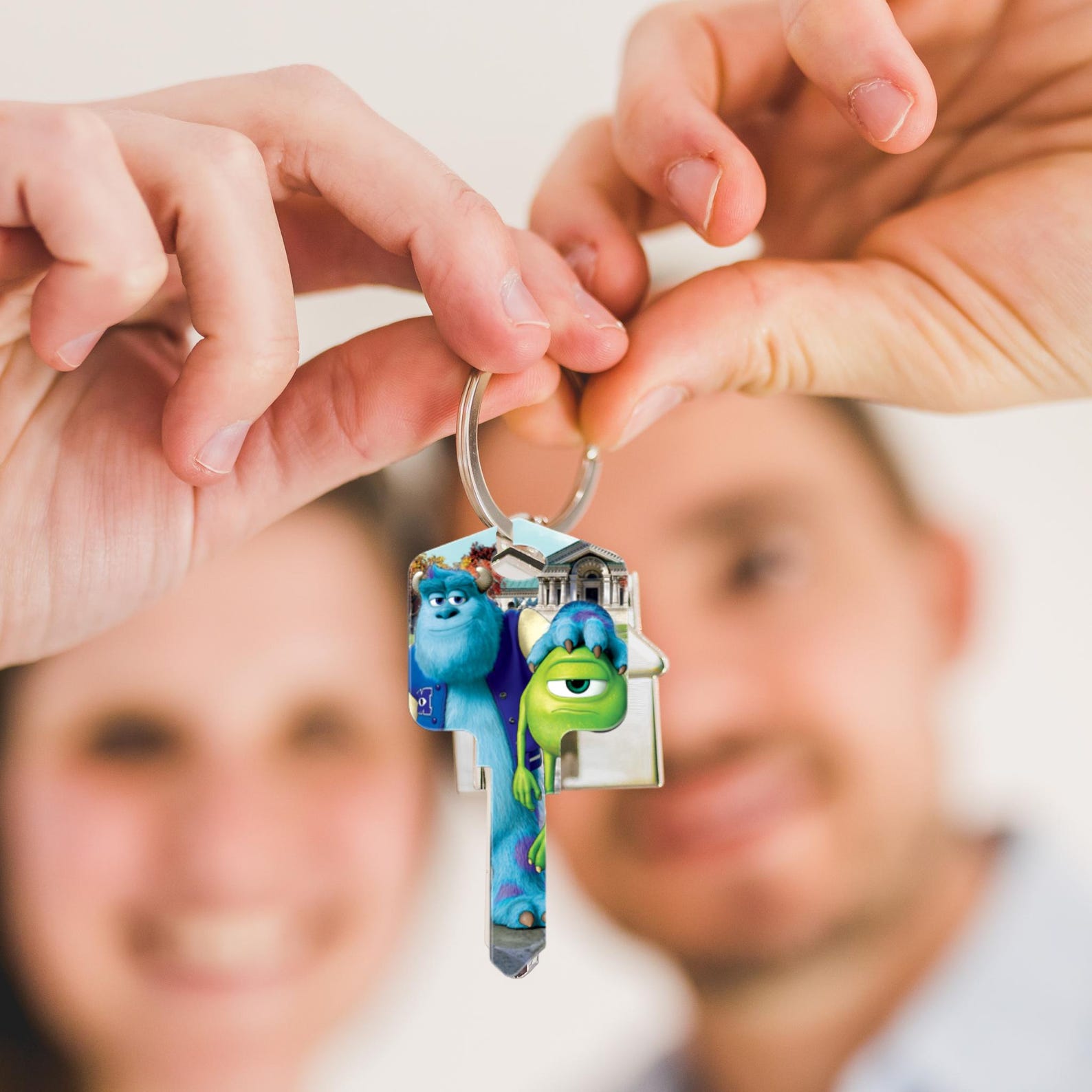 Disney Pixar Monster's Inc Mike & Sully House Key Blank or Cut by Code ...