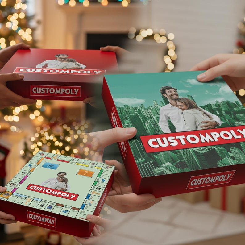 Custompoly Board Game, Custom Board Game, Board Game, Personalized ...