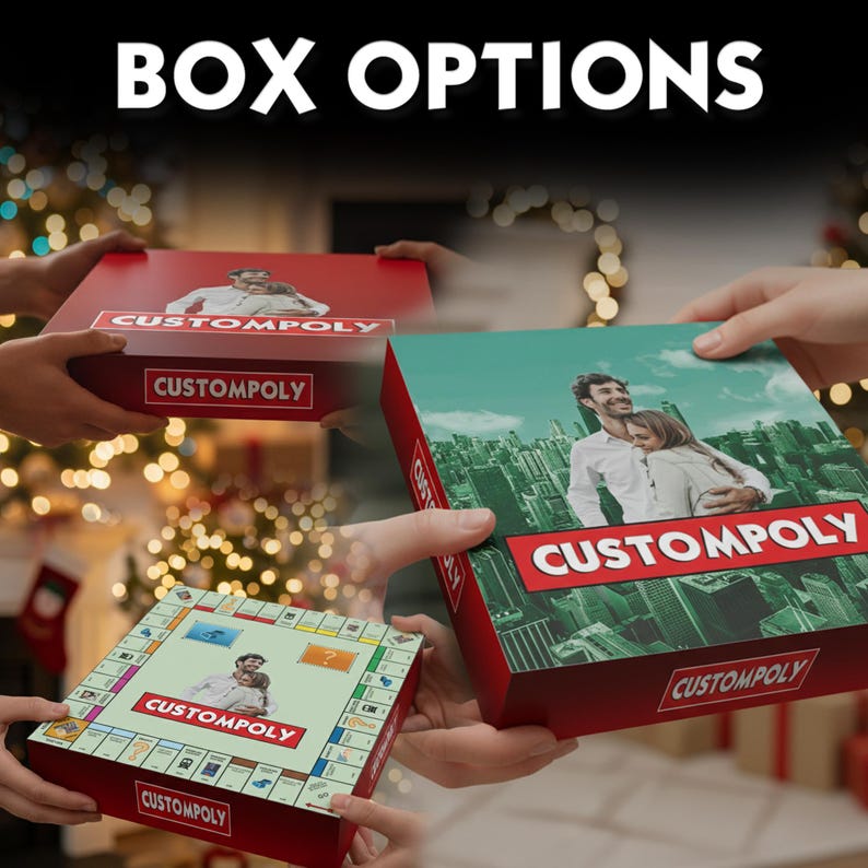Custompoly Board Game, Personalized Board Game Gift – Unique Custom ...