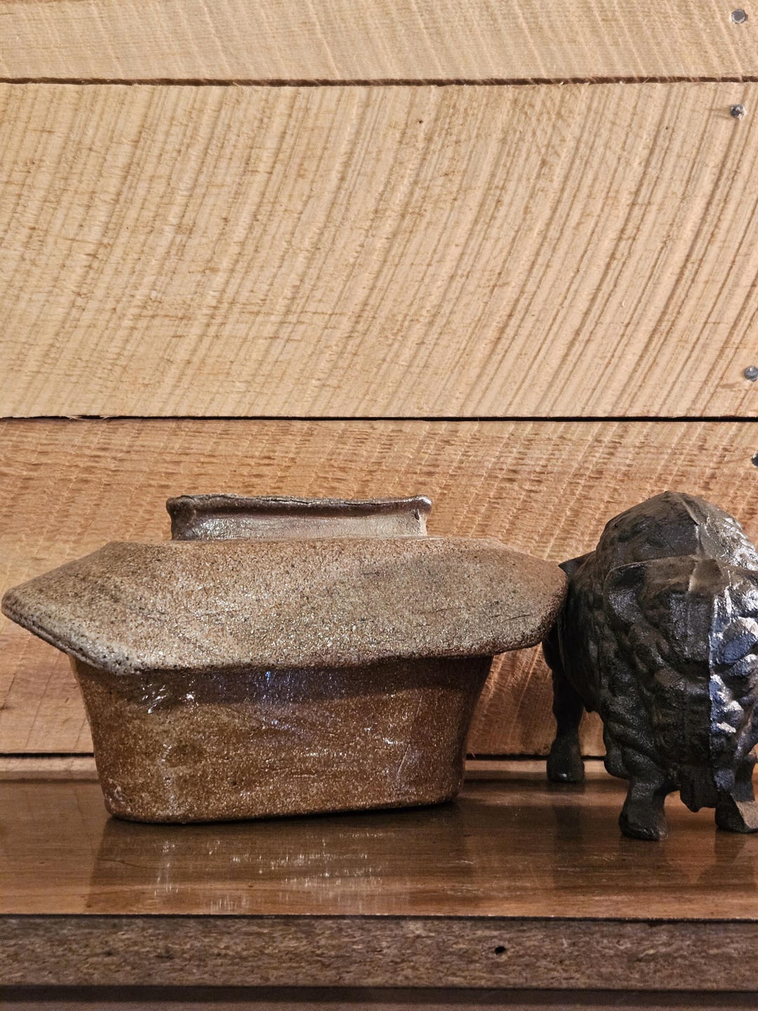 Homemade Clay Pot W/lid (#171) - Etsy