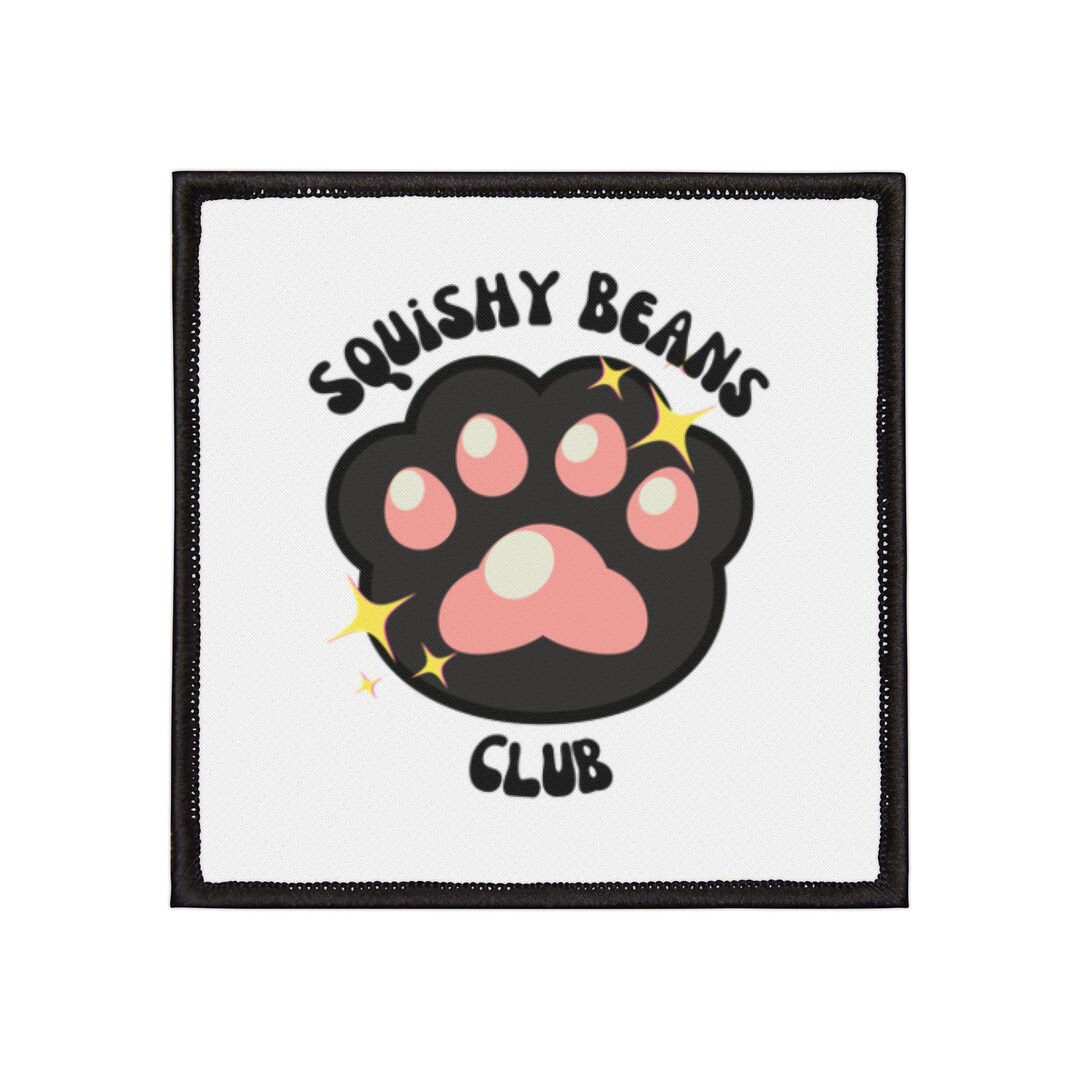 Animal Paw Print Iron-on Patch, Squishy Beans Club - Etsy