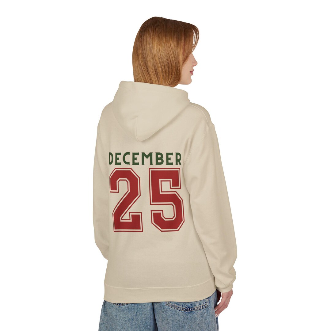 Cozy Holiday Fleece Hoodie | December 25th Christmas Sweatshirt, Gift ...