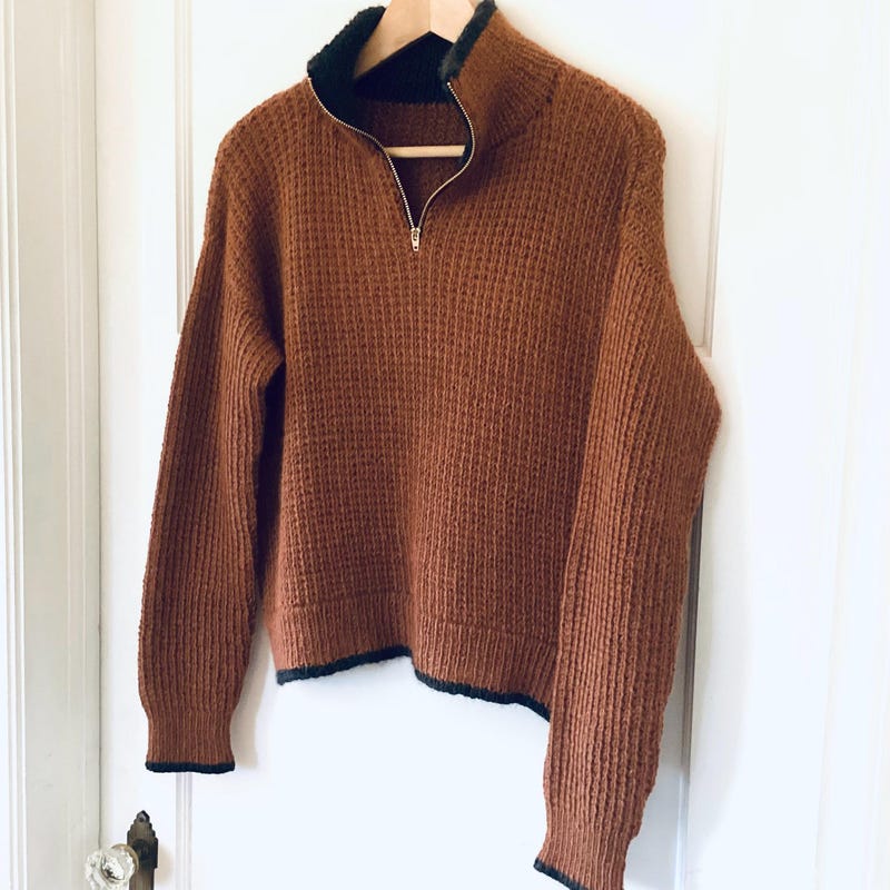 3/4 Zip Pullover Pattern - Etsy