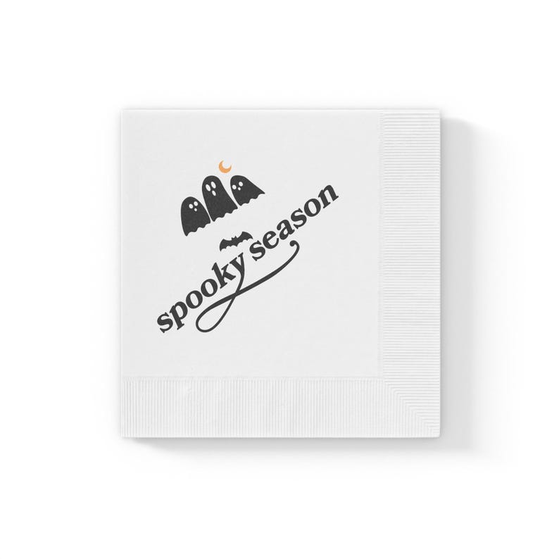 50 Halloween Cocktail Napkins, Spooky Season, Halloween Table Decor ...