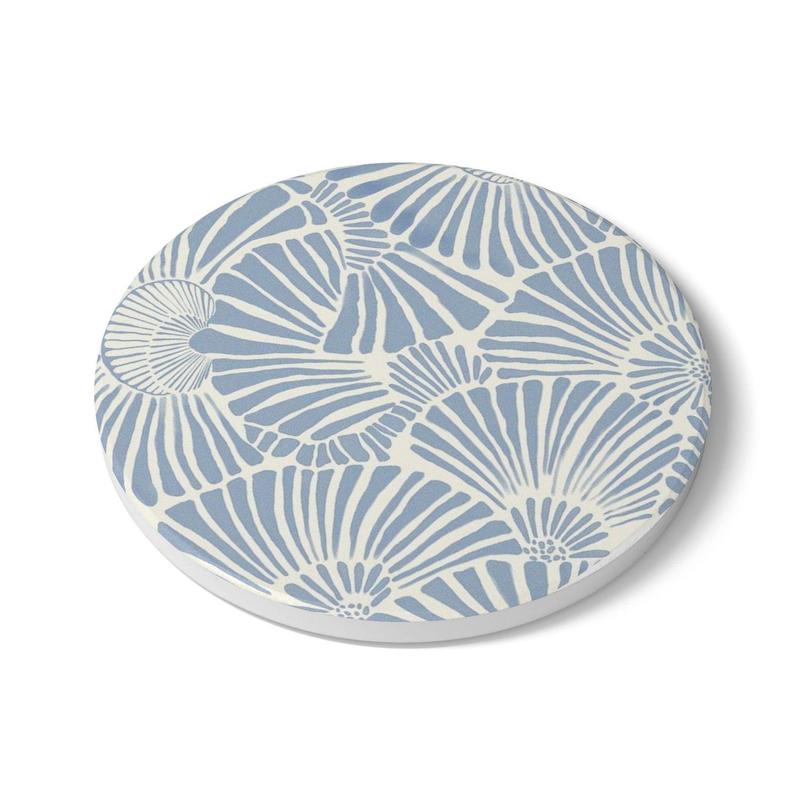 Coastal Ceramic Coaster: Beach House Nautical Decor - Etsy