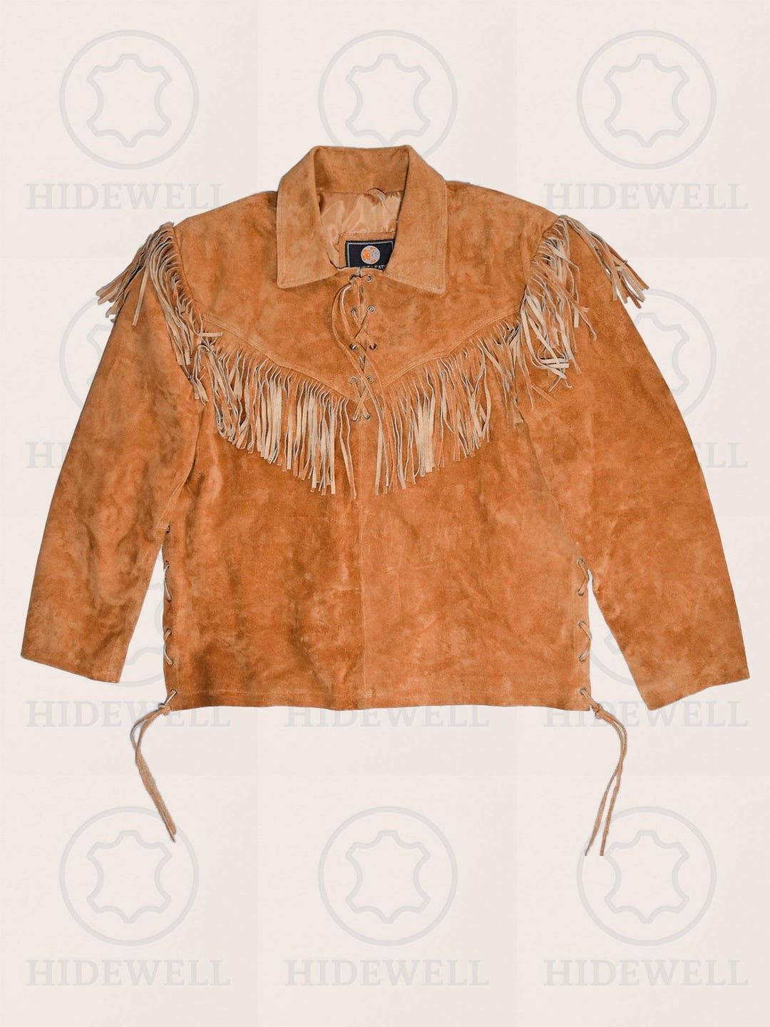 Men's Buckskin Suede Cowboy Jacket: Handcrafted Western Fringe Coat - Etsy