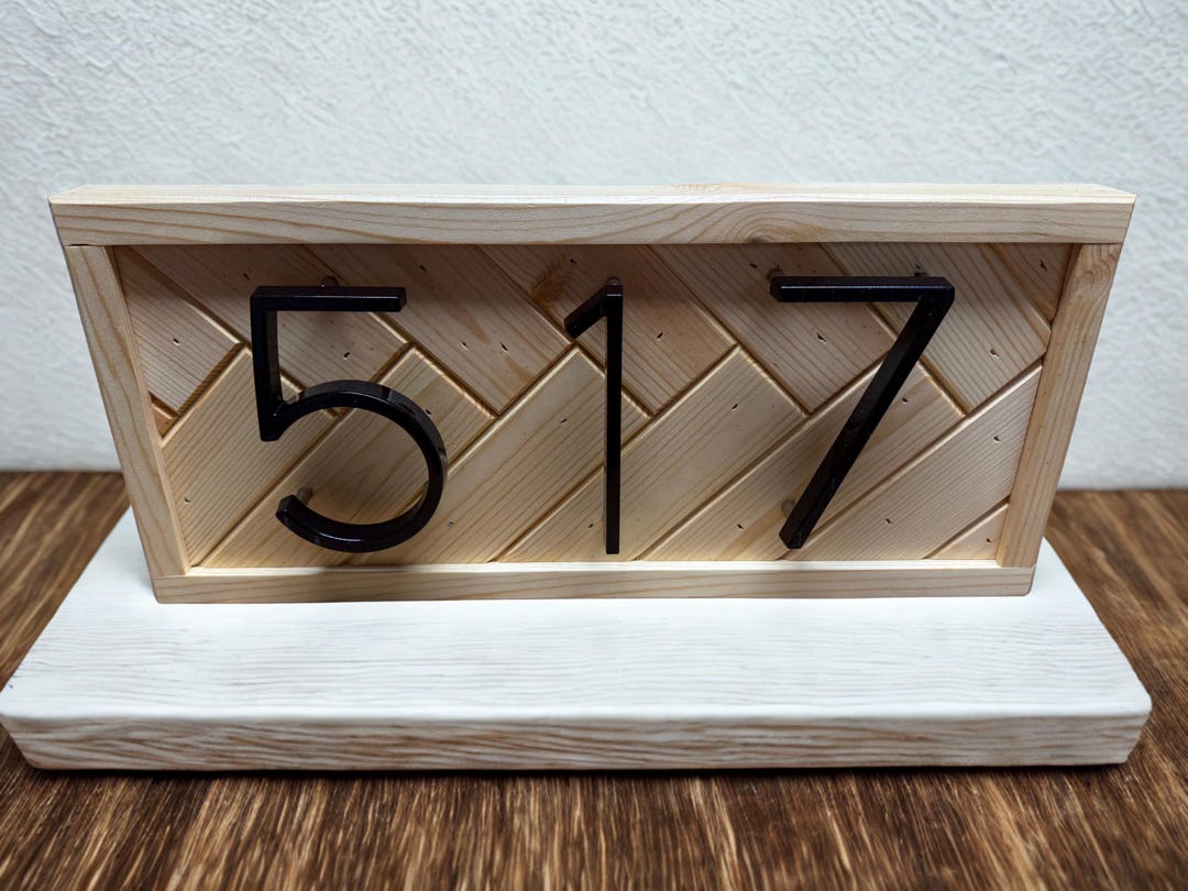 Custom Herringbone Address Signs - Etsy