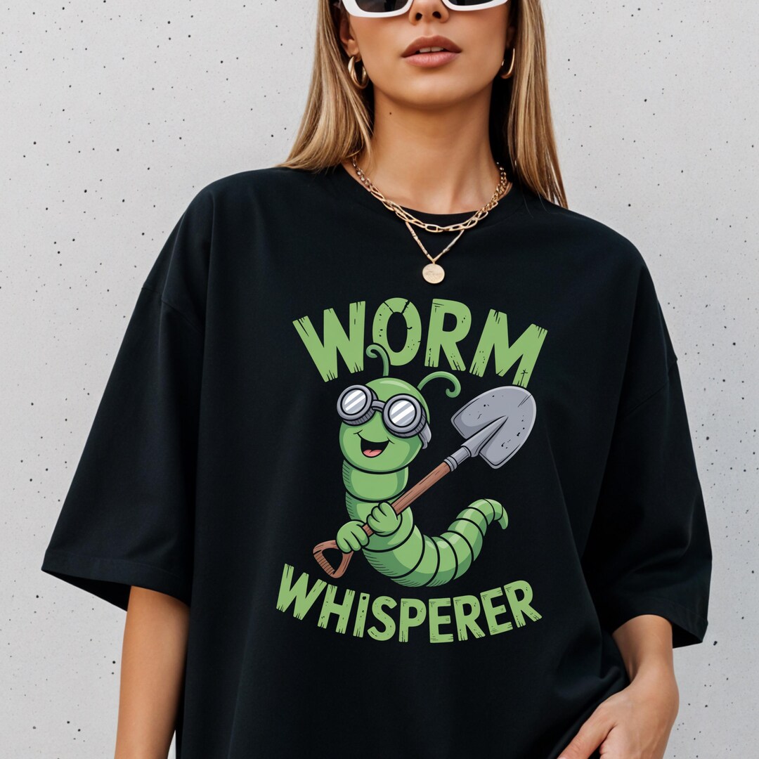 Comfort Colors Worm Whisperer Shirt, Funny Gardener Tee - Etsy