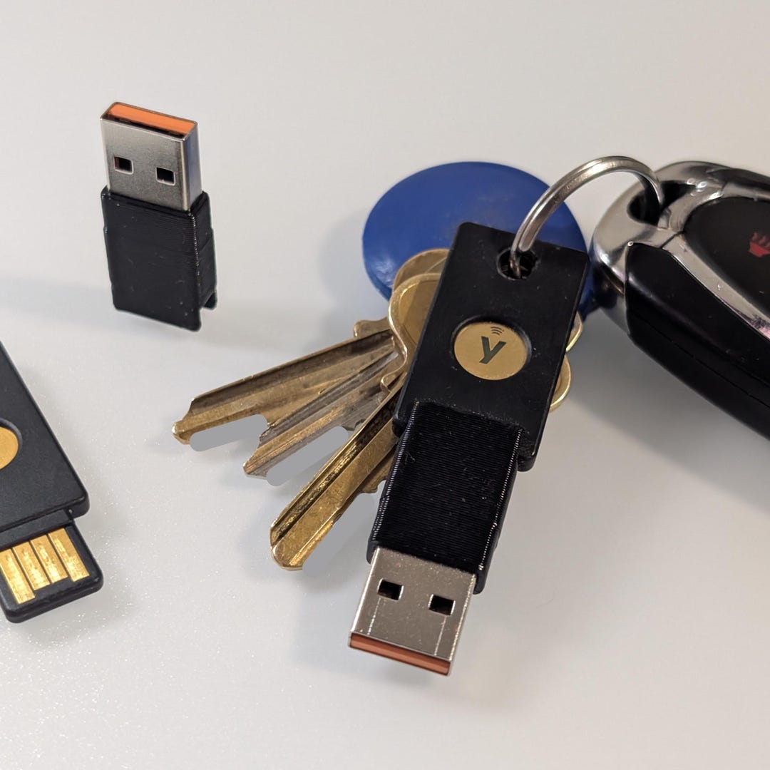 Yubicollar USB C to A Adapter for Yubikey C & 5C NFC - Etsy UK