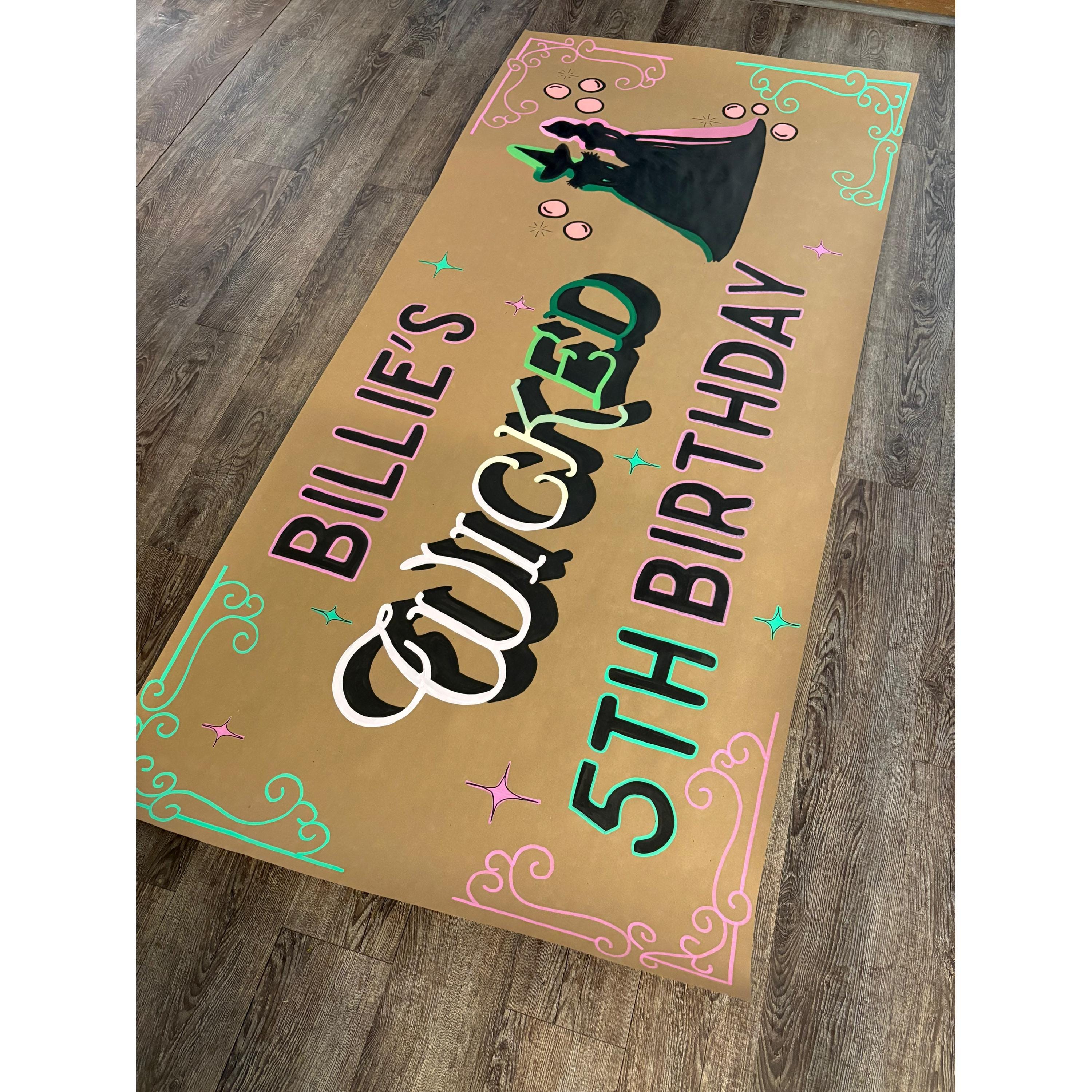Wicked Birthday Banner - Etsy