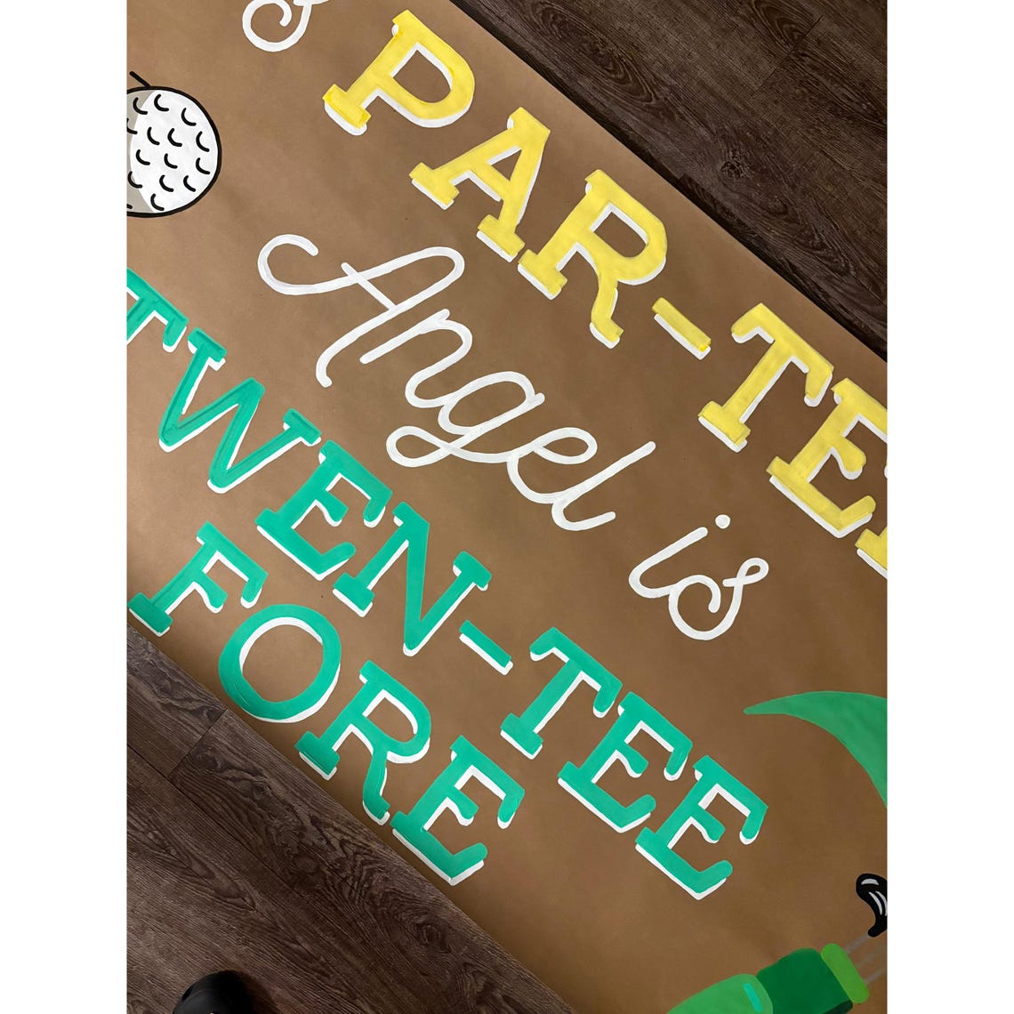 Golf Themed Birthday Banner - Etsy