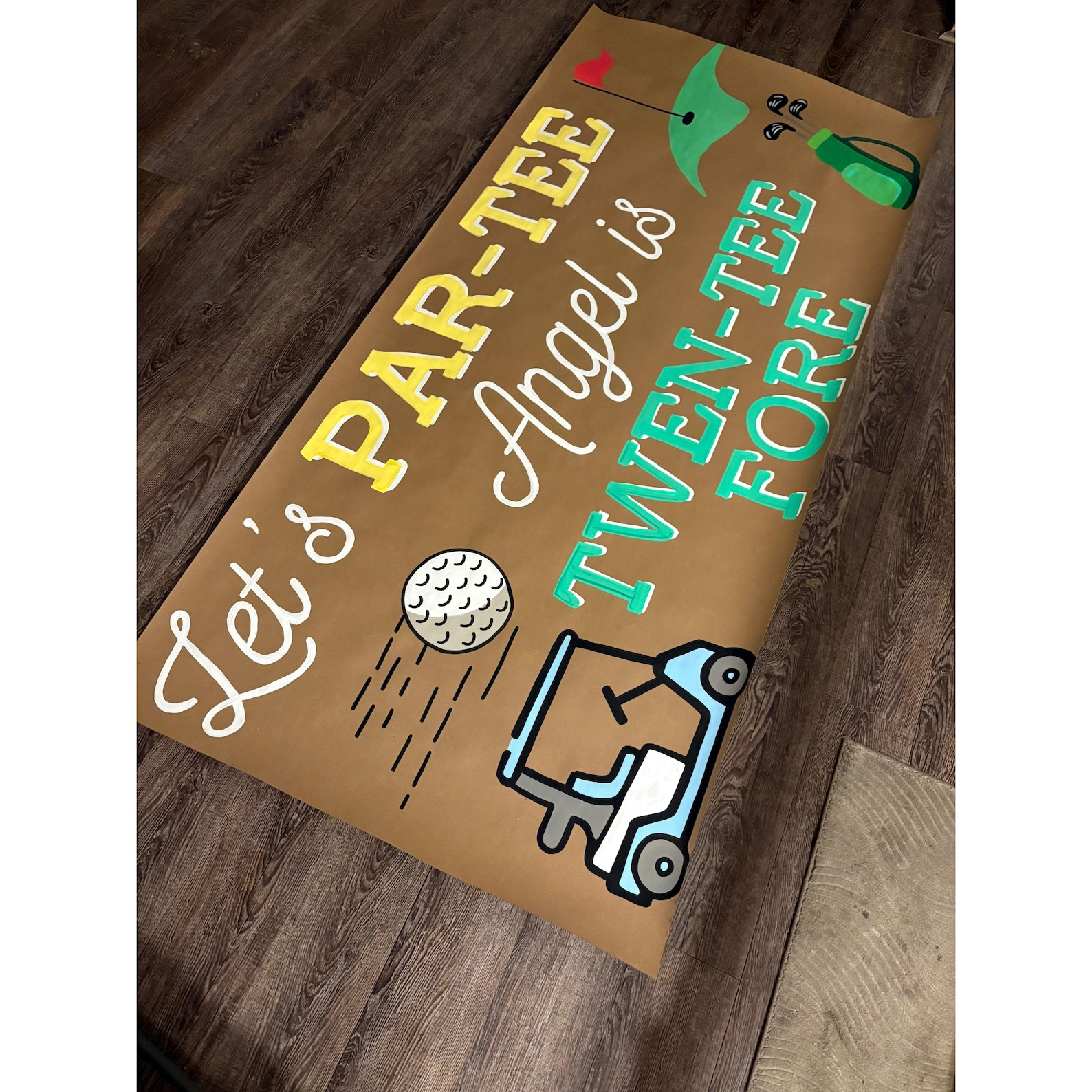 Golf Themed Birthday Banner - Etsy
