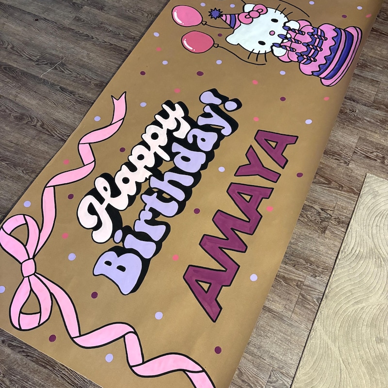 Hello Kittys Banner - Etsy