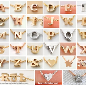 Letter L Necklace Solid Gold 14k Initial L Necklace Tiny Small - Etsy