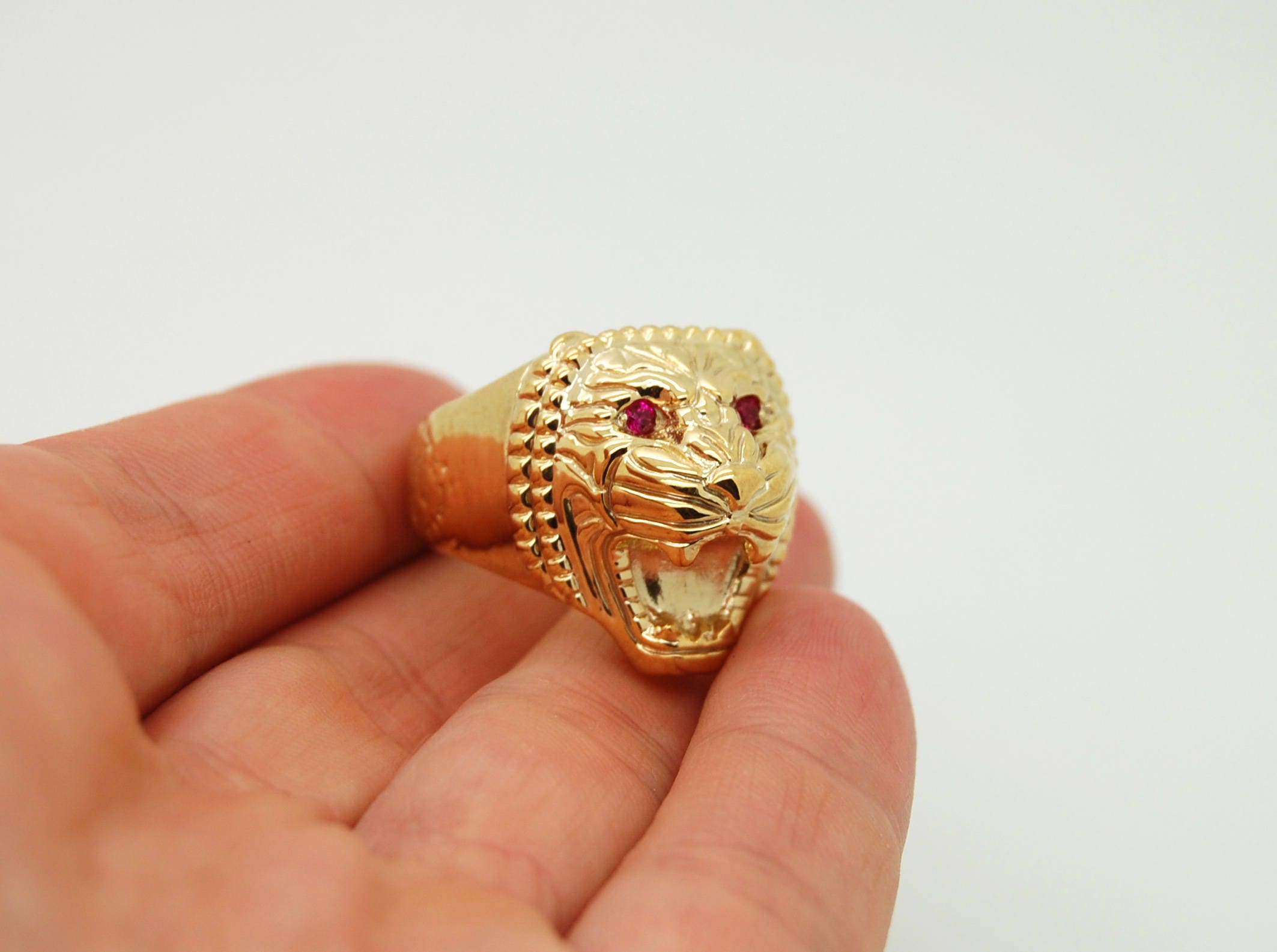 Gold Lion Ring Assyrian Lion Gold Ring for Men Gold Lion | Etsy Gold Lion Ring Assyrian Lion Gold Ring for Men Gold Lion | Etsy