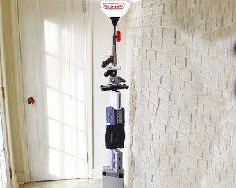 Nintendo History Evolution Sculpture Desk Lamp Nintendo Art - Etsy