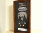 Nintendo Controller History Shadow Box