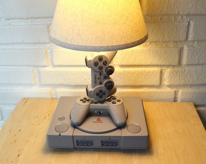 Playstation Desk Lamp PS1 Console and Controller Sculpture Light With ...