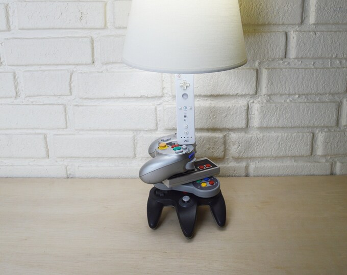 Nintendo History Evolution Sculpture Desk Lamp Nintendo Art - Etsy