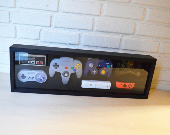 Nintendo Complete Controller History Decor Shadow Box Framed - Etsy