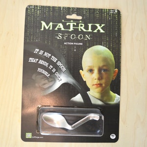 The Matrix Spoon Handmade Toy - Etsy