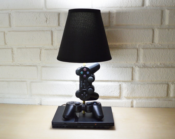 Playstation 2 Desk Lamp Console and Controller Sculpture Light With ...