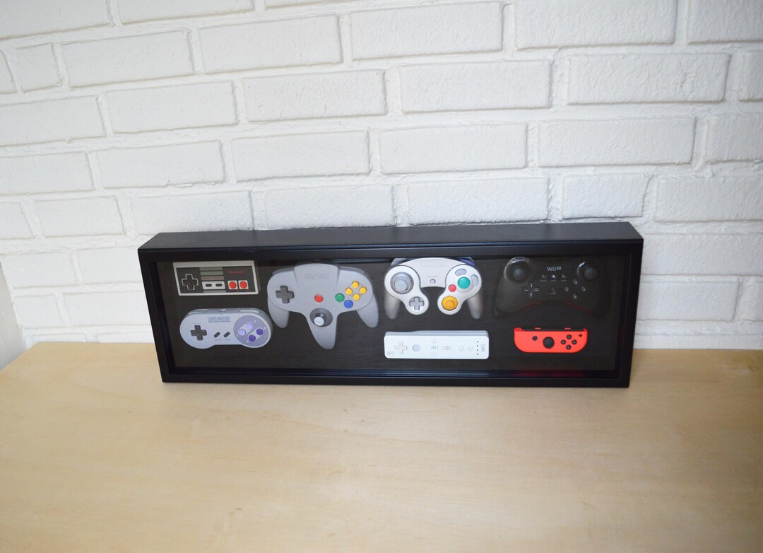 Nintendo Complete Controller History Decor Shadow Box Framed - Etsy