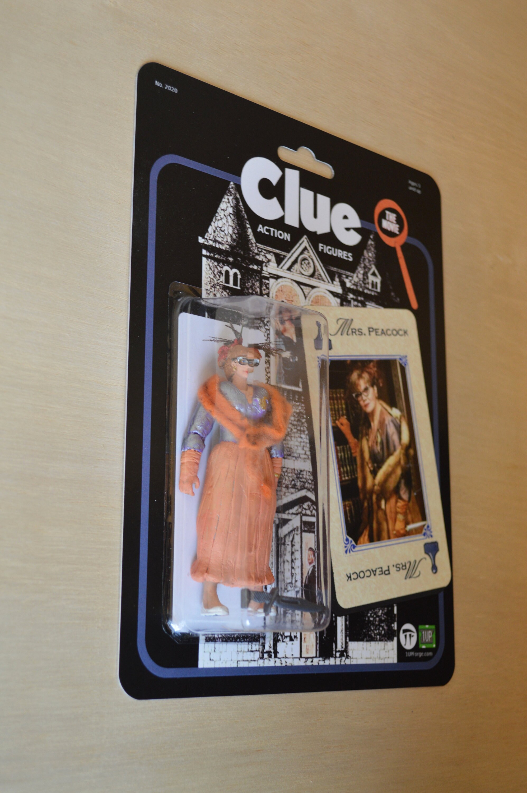 Clue The Movie 1985 Mrs Peacock Action Figure Handmade Toy Etsy