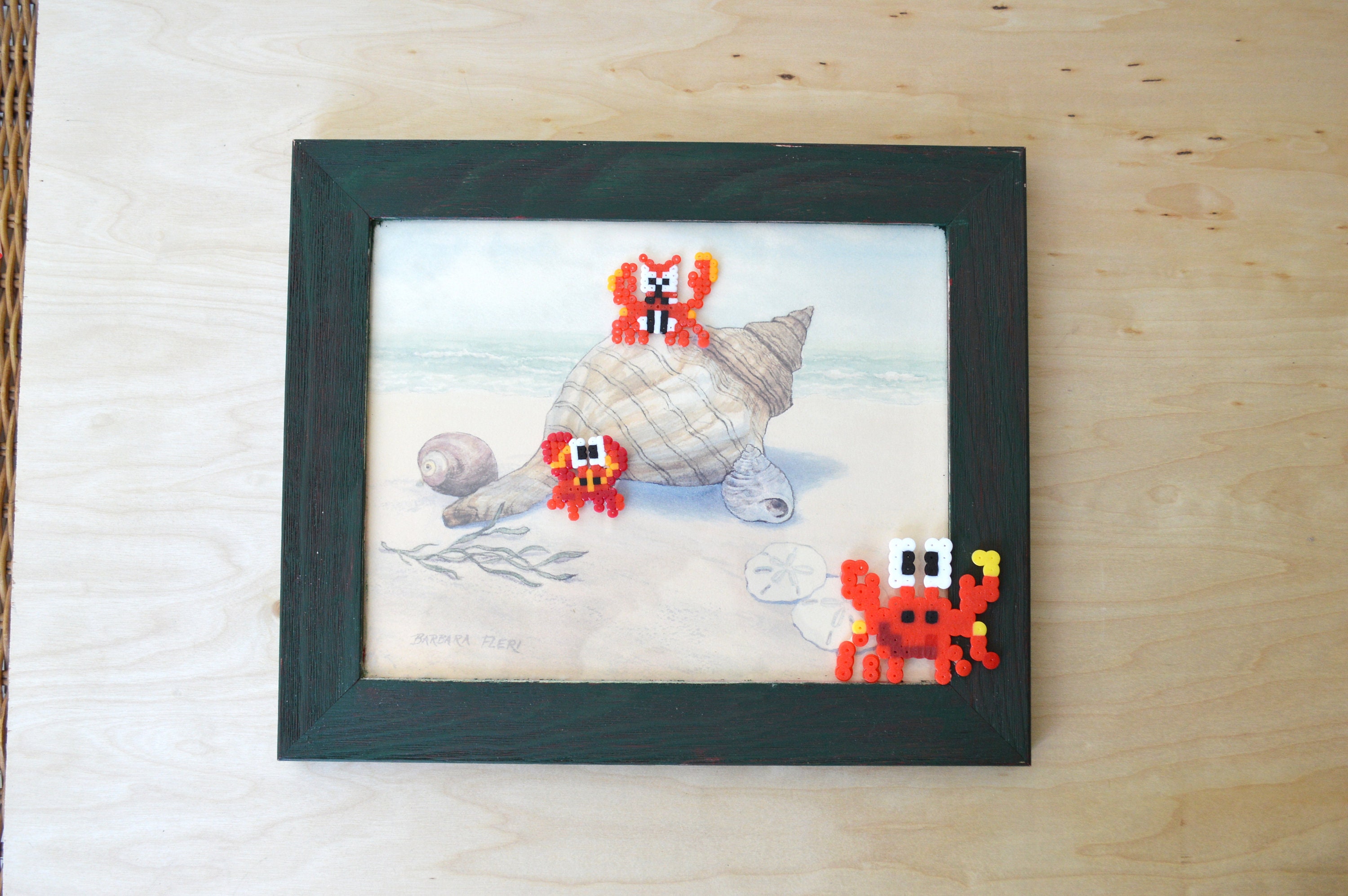 Super Mario Crab Side Stepper Pixel art Perler bead | Etsy