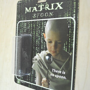 The Matrix Spoon - No Spoon - Handmade Toy - Etsy