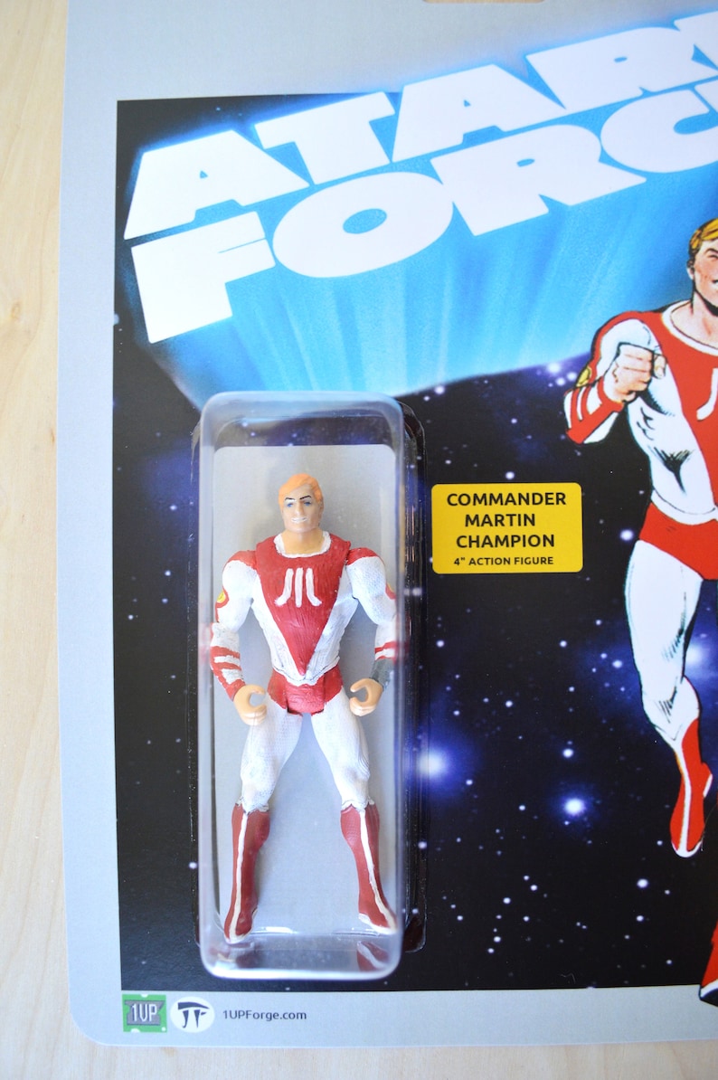 Atari Force Action Figure - Commander Martin Champion - Handmade Toy - Etsy