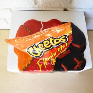 Flamin' Hot Cheetos Bag Melted Surreal Pop Art Sculpture - Etsy