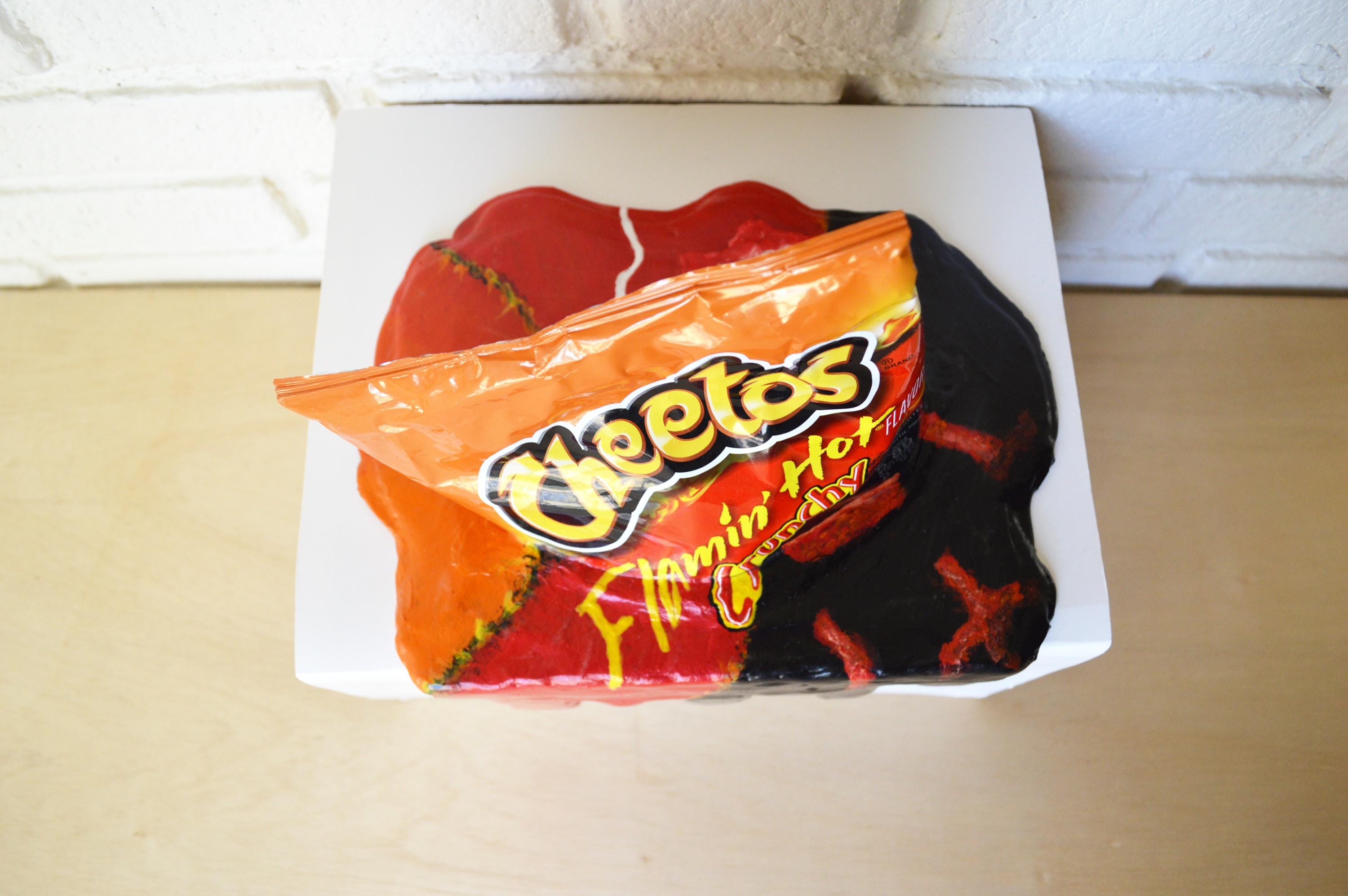 Flamin' Hot Cheetos Bag Melted Surreal Pop Art Sculpture - Etsy