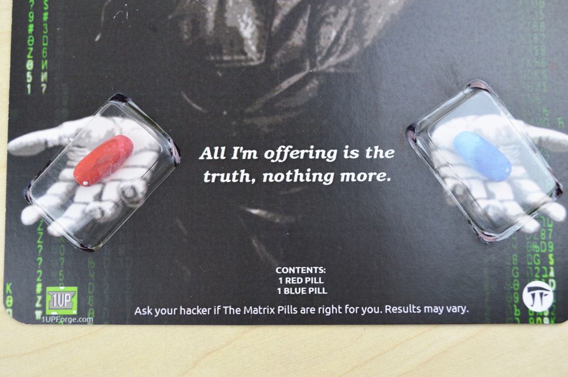 The Matrix Pills Handmade Toy - Etsy