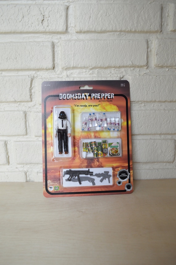 Doomsday Prepper Action Figure play set Handmade toy | Etsy