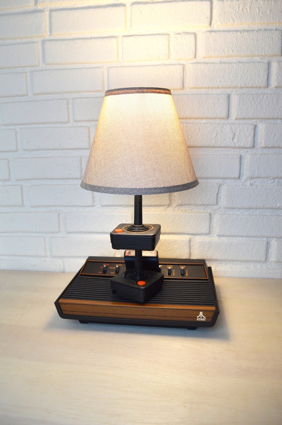 Atari 2600 Console and Joystick Desk Lamp Light Sculpture with Lamp ...