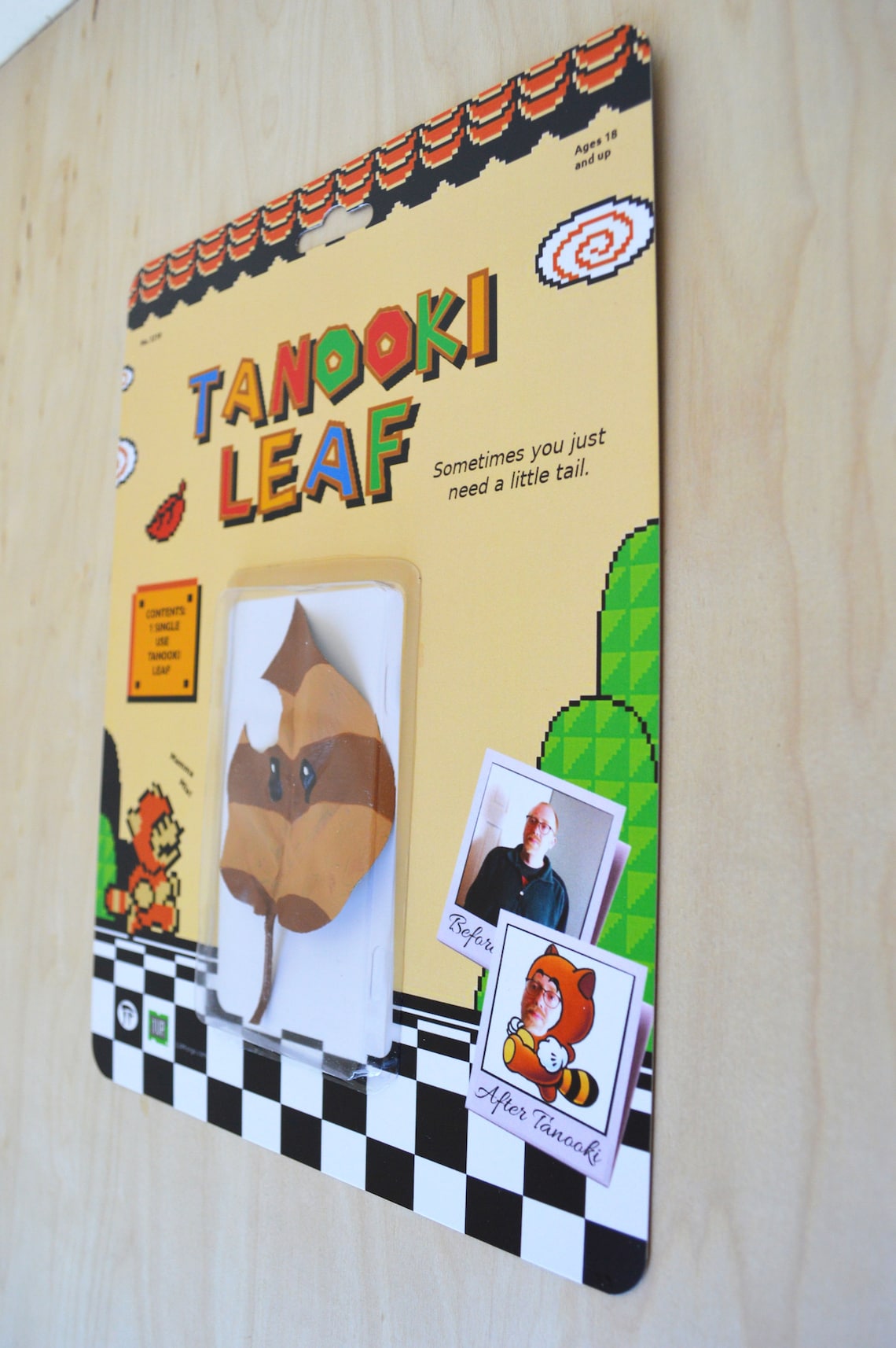 Nintendo Tanooki Leaf Super Mario Bros Power up Accessory - Etsy