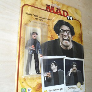 Stan Mcner - Mad TV Coffee Guy Action Figure - Handmade Toy - Etsy