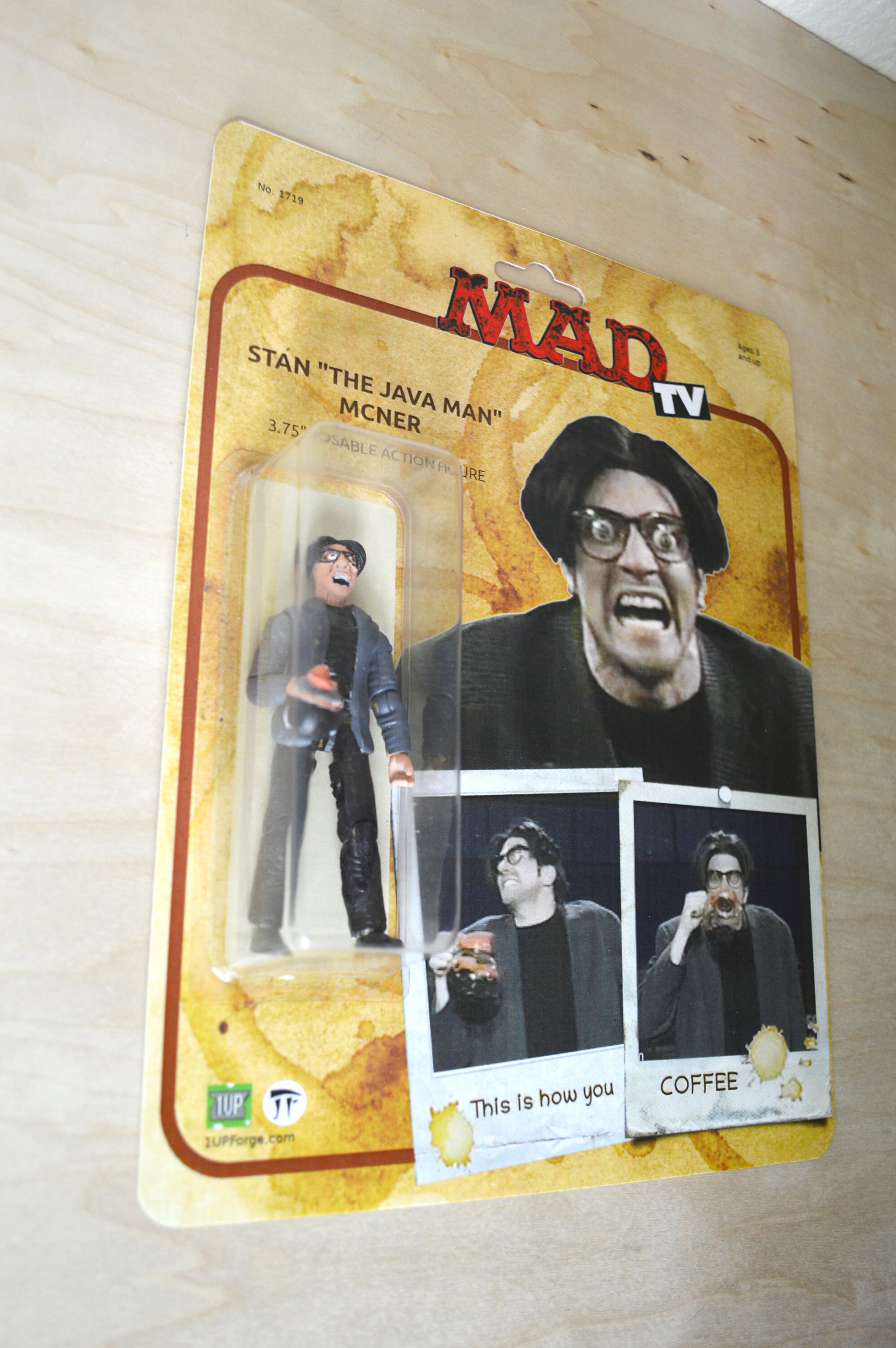 Stan Mcner Mad TV Coffee Guy Action Figure Handmade Toy | Etsy