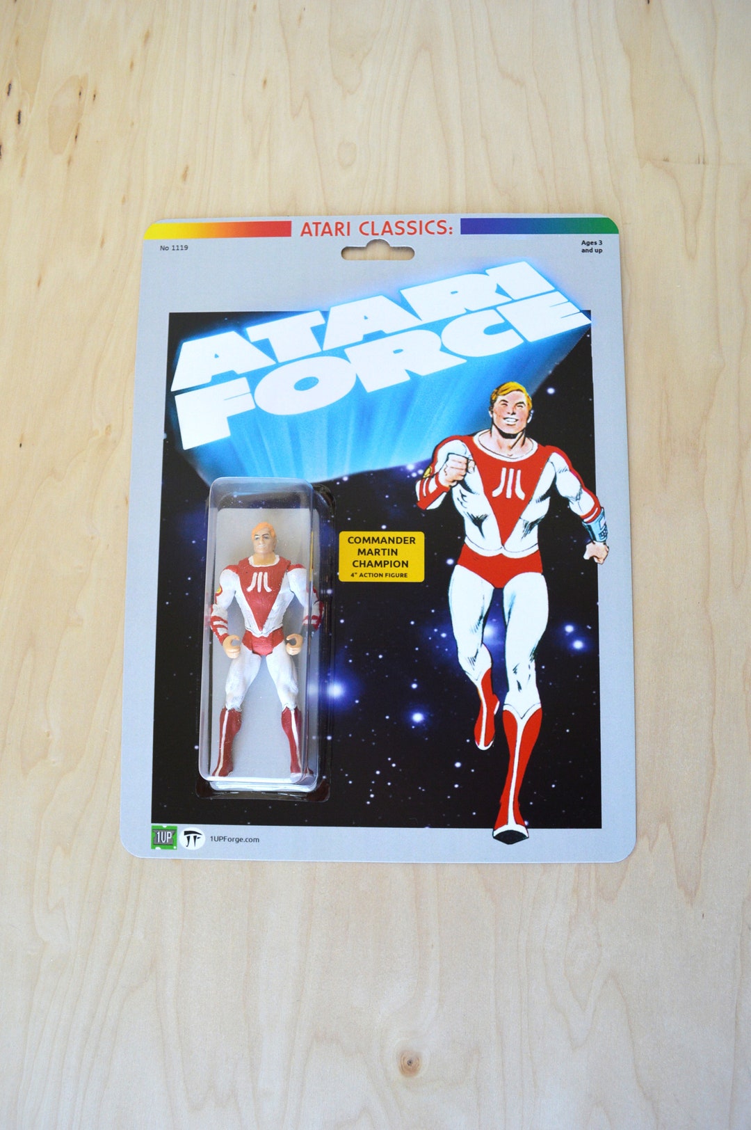 Atari Force Action Figure - Commander Martin Champion - Handmade Toy - Etsy