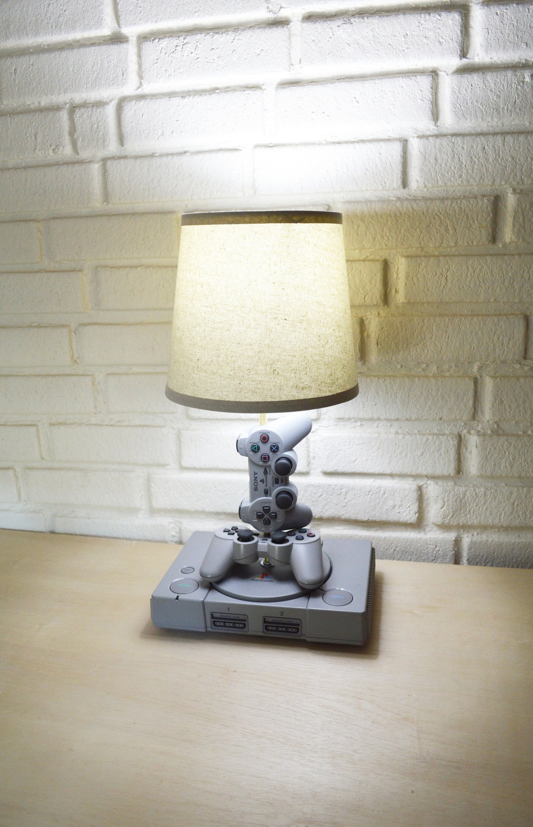 Playstation Desk Lamp PS1 Console and Controller Sculpture - Etsy