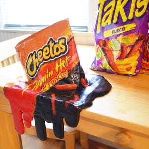 Flamin' Hot Cheetos Bag Melted Surreal Pop Art Sculpture - Etsy