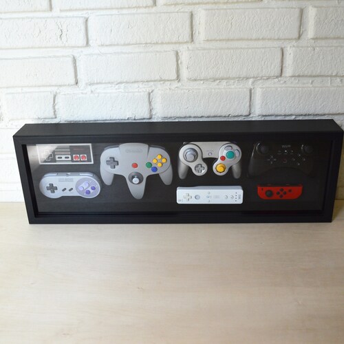 Nintendo Complete Controller History Decor Shadow Box Framed - Etsy