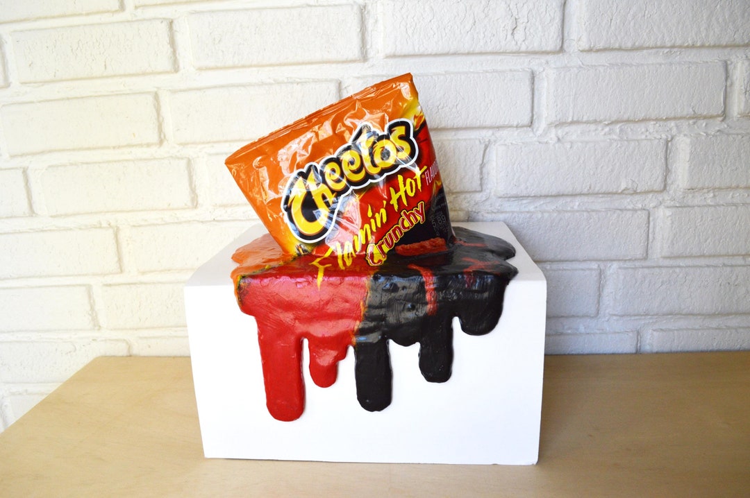 Flamin' Hot Cheetos Bag Melted Surreal Pop Art Sculpture - Etsy