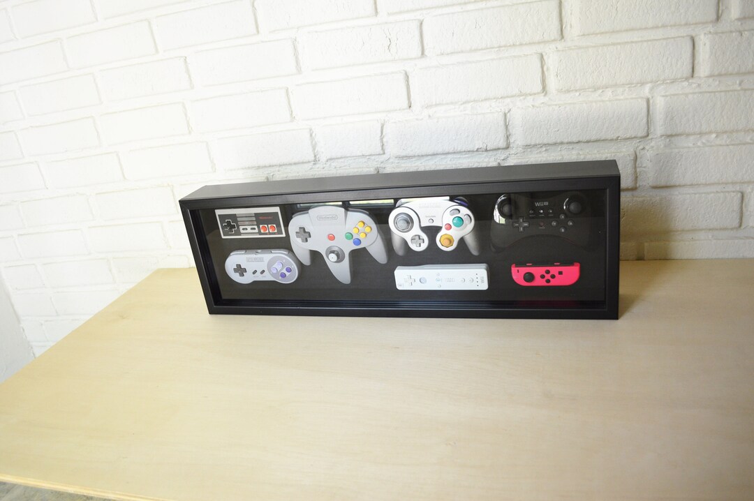 Nintendo Complete Controller History Decor Shadow Box Framed - Etsy