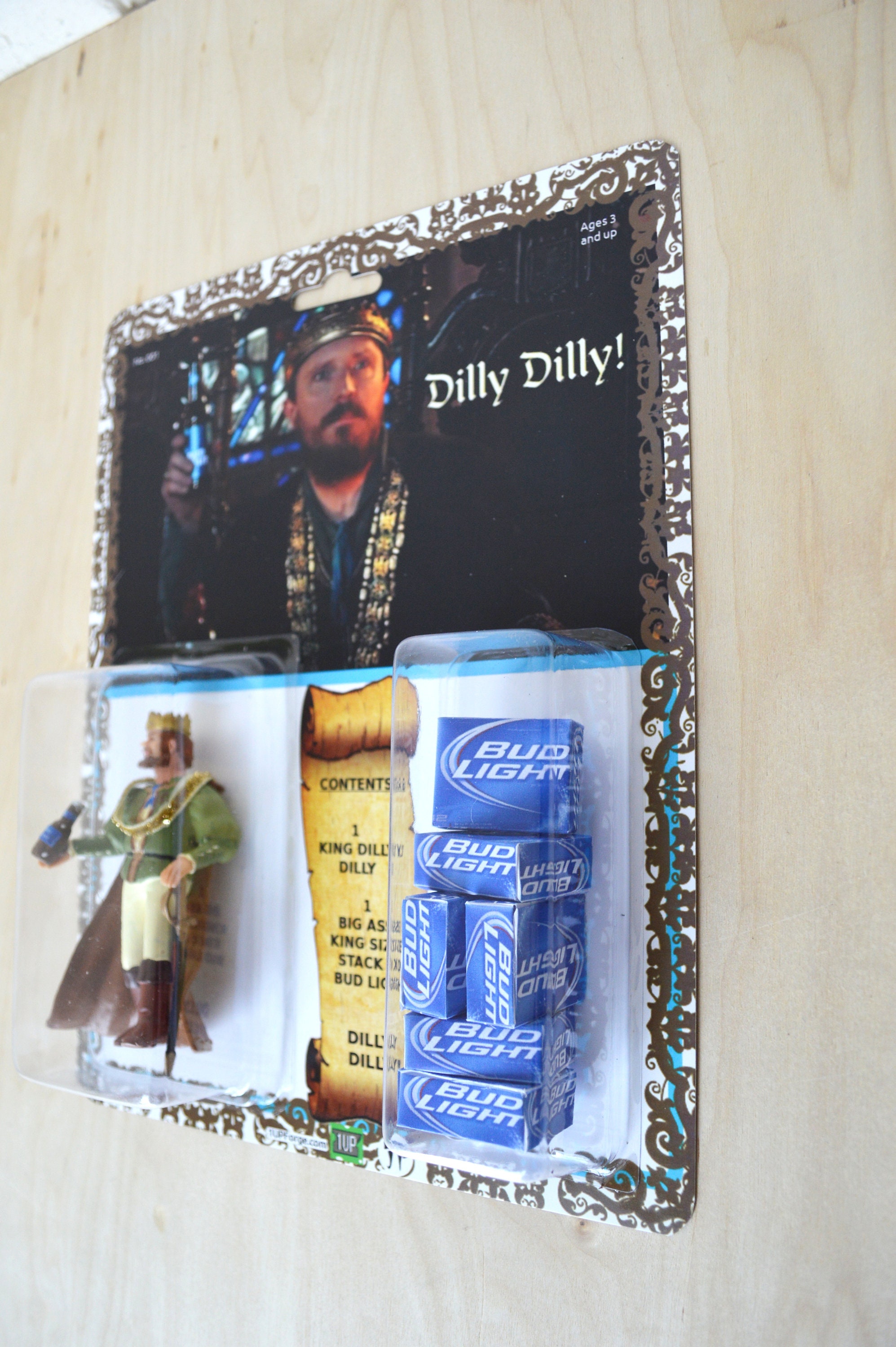 Bud Light King Dilly Dilly Action Figure - Handmade Toy - Etsy