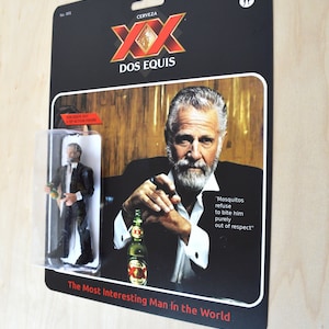 Dos Equis Guy the Most Interesting Man in the World Handmade Toy - Etsy