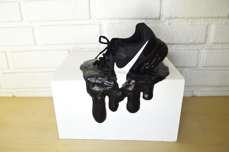 Melted Nike Shoe Surreal Pop Art Sculpture - Etsy